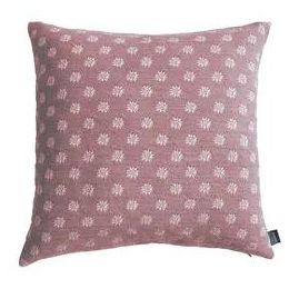 Dekokissen Pad "EDEL, Made in Europe", rosa (rose, gemustert), B:45cm L:45cm, Obermaterial: 64% Baumwolle, 18% Polyacryl, 12% Polyester, 4% Wolle, 2% Viskose, Dekokissen_Sitzkissen_Kissenh&uuml;llen, Kissenbezug ohne F&uuml;llung, Motiv Edelwei&szlig;, 1 St&uuml;ck, 30x50cm & 45x45 cm