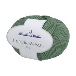 Cotonia-Mezzo von Junghans-Wolle, Oliv, aus Baumwolle