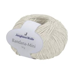 Bandana-Mini von Junghans-Wolle, Creme, aus Baumwolle