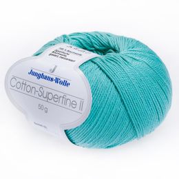 Cotton-Superfine II von Junghans-Wolle, Mint, aus Baumwolle