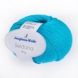 Seidana von Junghans-Wolle, T&uuml;rkis, aus Polyacryl