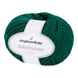 Babyboomer von Junghans-Wolle, Dunkelgr&uuml;n, aus Polyacryl