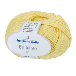 Brillianto von Junghans-Wolle, Hellgelb, aus Baumwolle