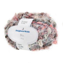 Bo. von Junghans-Wolle, Ros&eacute;/Grau, aus Polyacryl