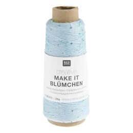 Creative Make it Bl&uuml;mchen Beilaufgarn von Rico Design, Aqua, aus Lyocell