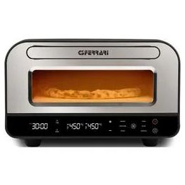 G3FERRARI Pizzaofen "G10204 Pizza Pro bis 450 C, Pizza in 120 Sek., Profitemperaturen", silber (silberfarben), B:44cm H:28,2cm T:47,5cm, Pizza&ouml;fen, Selbstreinigungsprogramm, einstellbare Ober- und Unterhitze .