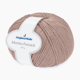 Sockenwolle Merino-Freizeit 4-fach von Junghans-Wolle, Braun meliert, aus Schurwolle