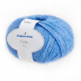 Cielo von Junghans-Wolle, Blau, aus Polyacryl