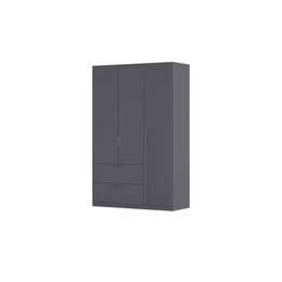 Dreht&uuml;renschrank Quadra Spin - schwarz - 136 cm - 210 cm - cm 54,0 - Sconto