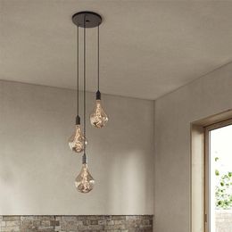 TALA. Tala Voronoi II Triple Pendelleuchte, E27, CP-BLK-SML-GP-01-EU+VORN-II-3W-2200K-E27-T#3,