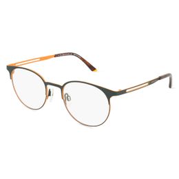 Jaguar J 3628 Brille Unisex | Fassung: Vollrand, Rund, Gr&uuml;n