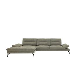 H&ouml;ffner Ecksofa mit Sitztiefenverstellung Bellagio grau Ma&szlig;e (cm): B: 340 H: 85 T: 165.0 &raquo; H&ouml;ffner