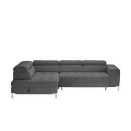H&ouml;ffner Ecksofa mit verstellbaren Kopfst&uuml;tzen Arte grau Ma&szlig;e (cm): B: 284 H: 97 T: 200.0 &raquo; H&ouml;ffner