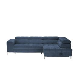 H&ouml;ffner Ecksofa mit verstellbaren Kopfst&uuml;tzen Arte blau Ma&szlig;e (cm): B: 284 H: 97 T: 200.0 &raquo; H&ouml;ffner
