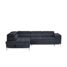 H&ouml;ffner Ecksofa mit verstellbaren Kopfst&uuml;tzen Arte grau Ma&szlig;e (cm): B: 284 H: 97 T: 200.0 &raquo; H&ouml;ffner