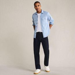 LANDS' END Stretch-Jeans mit Komfortbund, Classic Fit, Herren,  Blau, Baumwoll-Mischung, by Lands' End