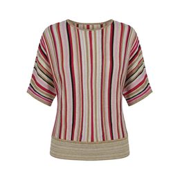 St. Emile - Rundhals-Pullover, rot, Gr. 44 / L - Baumwolle