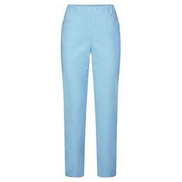 Peter Hahn - Kn&ouml;chellange Slim Fit-Hose, blau, Gr. 44 / L - Baumwolle