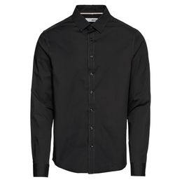 !Solid Button Up Shirt 'SO Tyler' male size M Black