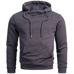 Kapuzenpullover Alessandro Salvarini "Alessandro Salvarini Herren Hoodie AS294", Herren, Gr. S, grau (anthrazit), Obermaterial: 65% Baumwolle CO. 35% Polyester PES., Sweatshirts Kapuzenpullover