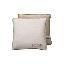 JOOP! Dekokissen JOOP "Kissenh&uuml;lle MDF Doubleface 1er Pack" Gr. S, beige (natur), B:50cm, Obermaterial: 58% Baumwolle CO. 35% Polyacryl PAN. 7% Polyester PES., Dekokissen_Sitzkissen_Kissenh&uuml;llen, Dekokissen
