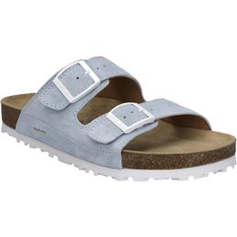 Sandale Josef Seibel "Hermine 06, iceblue", Damen, Gr. 45, blau (iceblau), Obermaterial: 100% Rindsleder Leather cow., Schuhe Sandale