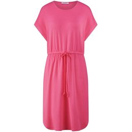 Peter Hahn - Jersey-Kleid mit Rundhals-Ausschnitt, pink, Gr. 48 / XL
