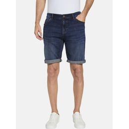 Bermudas Babista "Jeansbermuda CARZINI", Herren, Gr. 62, N-Gr, blau (dunkelblau), Obermaterial: 98% Baumwolle CO. 2% Elasthan EL., Hosen Bermudas