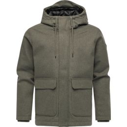 Outdoorjacke Ragwear "Outdoorjacke Mr Them Felt YOUMODO", Herren, Gr. M, gr&uuml;n (schwarz olive), Obermaterial: 100% Polyester PES. Obermaterial: Futter: 100% Polyester PES. 100% Polyester PES., Jacken Outdoorjacke