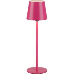 JUST LIGHT Tischleuchte "BOTERIA", pink, 1, &Oslash; 107cm H: 24,2cm, 1 Stk., Leuchten, LED, dimmbar &uuml;ber Touchdimmer, Memory, nach Trennung vom Netz, IP54, Tischleuchte