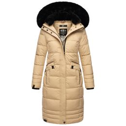 Wintermantel Navahoo "Wintermantel Fahmiyaa", Damen, Gr. M, beige, Obermaterial: 100% Polyester PES. Obermaterial: Futter: 100% Polyester PES. 100% Polyester PES., M&auml;ntel Wintermantel