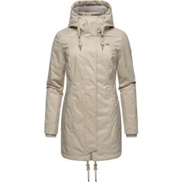 Wintermantel Ragwear "Winterjacke Tunned", Damen, Gr. M, beige (bone23), Obermaterial: 100% Polyester PES. Obermaterial: Futter: 100% Polyester PES. 100% Polyester PES., M&auml;ntel Wintermantel