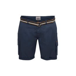 Cargoshorts Blend "Cargoshorts BHBBrian", Herren, Gr. 3X, N-Gr, blau (marineblaus), Obermaterial: 97% Baumwolle CO. 3% Elasthan EL., Hosen Cargoshorts