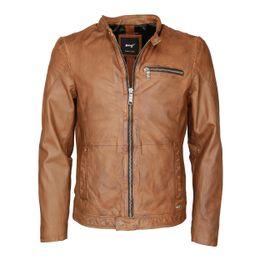 Lederjacke Maze "Lederjacke 181Berwick", Damen, Gr. S, braun (cognac), Obermaterial: 100% Lammleder LEL. Futter: 100% Baumwolle CO., Jacken Lederjacke