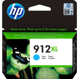 HP Tintenpatrone "HP original Druckerpatrone 912XL Cyan", blau (cyan), Tintenpatronen, 3 Probemonate gratis* drucken, Tintenpatrone