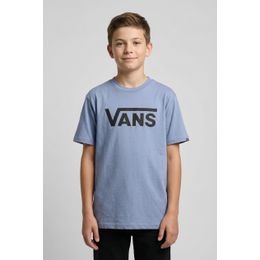 T-Shirt Vans "Vans CLASSIC", Jungen, Gr. M, glacial slat, Single Jersey, Obermaterial: 100% Baumwolle, Rundhals, Shirts T-Shirt, f&uuml;r Kinder und Jugendliche, Kurzarm, f&uuml;r Sportmode und Streetwear