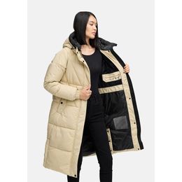 Winterjacke Marikoo "Marikoo Yaskaa Damen Herbst Winter Parka Jacke N112", Damen, Gr. L, beige, Obermaterial: 100% Polyester PES., Jacken Winterjacke
