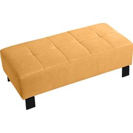 Sitzhocker Alina "Royce", gelb (gelb xbo 5), B:126cm H:41cm T:61cm, Struktur fein XBO (100% Polyester), Hocker, Sitzhocker, 126 cm breit und 61 cm tief