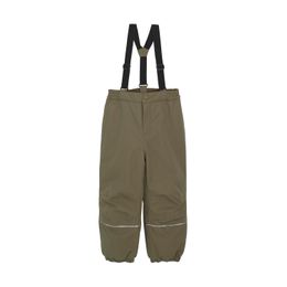 Skihose Minymo "Skihose MISnow Pants", M&auml;dchen, Gr. 128, N-Gr, braun (canteen), Obermaterial: 100% Polyester PES., Hosen Skihose