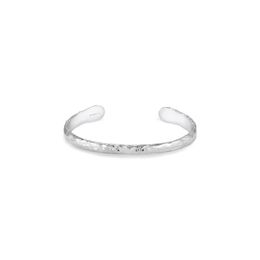 Armreif Kuzzoi "Armband Armreif Strukturiert 925 Sterling Silber" Gr. 18, silber, Armb&auml;nder, Herren, Silber 925 (Sterlingsilber), Armreif