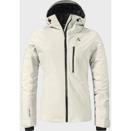 Sch&ouml;ffel Outdoorjacke SCH&Ouml;FFEL "Ski Jacket Style Nollen WMS", Damen, Gr. 38, beige (9040, natur), Oberstoff : 100% Polyester (Membran: Polyurethan) Futter : 100% Polyester Wattierung : 100% Polyester, regular fit, hoch geschlossener Ausschnitt, Jacken Outdoorjacke