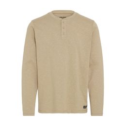 Sweatshirt Blend "Langarmshirt BHIBRAT", Herren, Gr. XL, beige (crockery), Obermaterial: 100% Baumwolle CO., Sweatshirts Sweatshirt