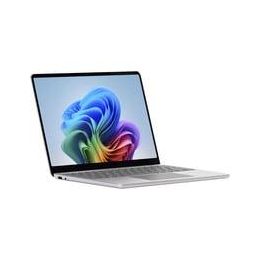 Microsoft Surface Laptop Copilot+PC 13 Zoll, Notebook platin, Qualcomm Snapdragon X Plus, Qualcomm Adreno GPU, 16 GB LPDDR5X, 256 GB (256 GB Flash), Windows 11 Home