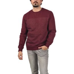 Longpullover Blend "Sweatshirt BHTok", Damen, Gr. L, rot (tawny port), Obermaterial: 80% Baumwolle CO. 20% Polyester PES., Pullover Longpullover