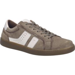 Sneaker Josef Seibel "Lio 07, sand-kombi", Herren, Gr. 46, beige (sand, kombi), Obermaterial: 100% Rindsleder Leather cow., Schuhe Sneaker