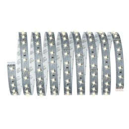Paulmann LED-Streifen "MaxLED 500 Stripe 2,5m Daylight IP20 6500K 15W 24V Silber", silber (silberfarben), Flammen 1 Stk., Lichterketten, LED-Streifen