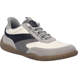 Sneaker Josef Seibel "Wallace 06, grau-multi", Herren, Gr. 40, grau (grau, multi), Obermaterial: 100% Rindsleder Leather cow., Schuhe Sneaker