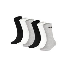 Kurzsocken Puma "Socken 6er Pack", M&auml;dchen, Gr. 35-38, bunt (mehrfarbig), Obermaterial: 73% Baumwolle CO. 26% Polyamid PA. 1% Elasthan EL., Socken Kurzsocken