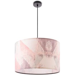 Paco Home Pendelleuchte "Mero 102", schwarz, 1, &Oslash; 45,5cm H: 27cm, Leuchten, Deckenlampe Wohnzimmer Schlafzimmer H&auml;ngelampe Pastell Vintage E27, Pendelleuchte