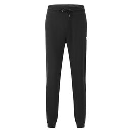 Jogginghose YEAZ "Jogginghose CHALEX", Herren, Gr. S, US, schwarz, Obermaterial: 85% Baumwolle CO(Bio). 15% Polyester PES., Hosen Jogginghose